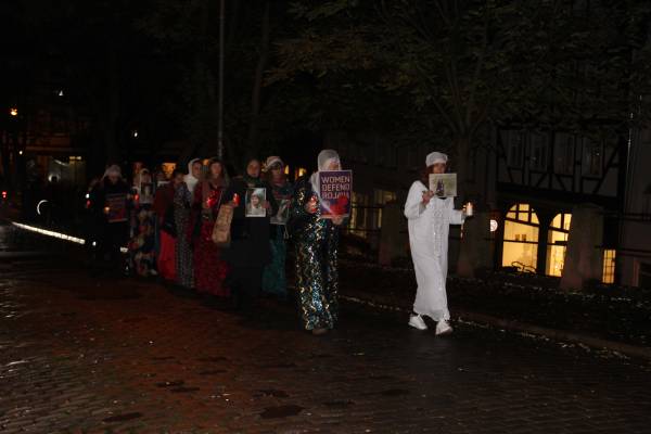 ANF | „Women Defend Rojava“-Aktionstag in Marburg