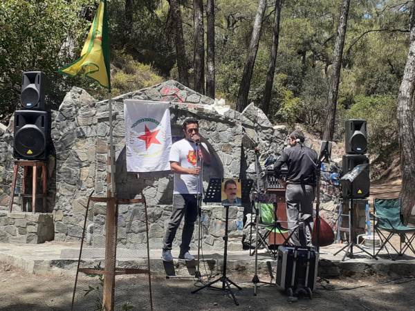 ANF | Activists in Europe commemorate the Rojava Revolution