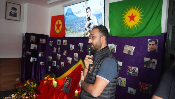 ANF | Gedenken an Rêzan Amed in Berlin