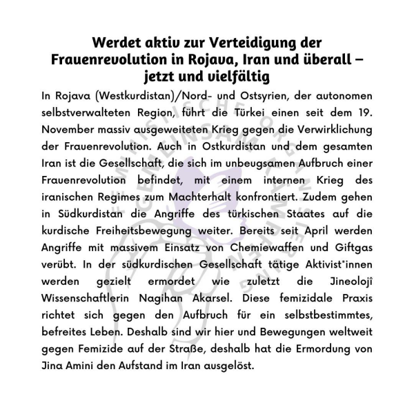 ANF | Gemeinsam Kämpfen: Es geht um die Verteidigung des freien Lebens!