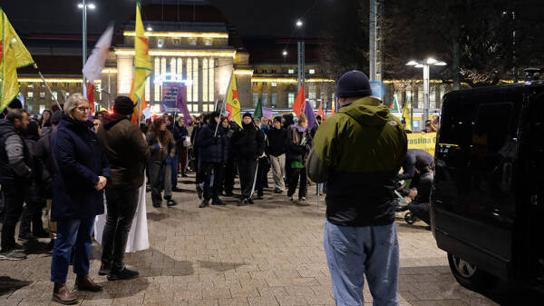 ANF | Leipzig: Solidarität mit Rojava